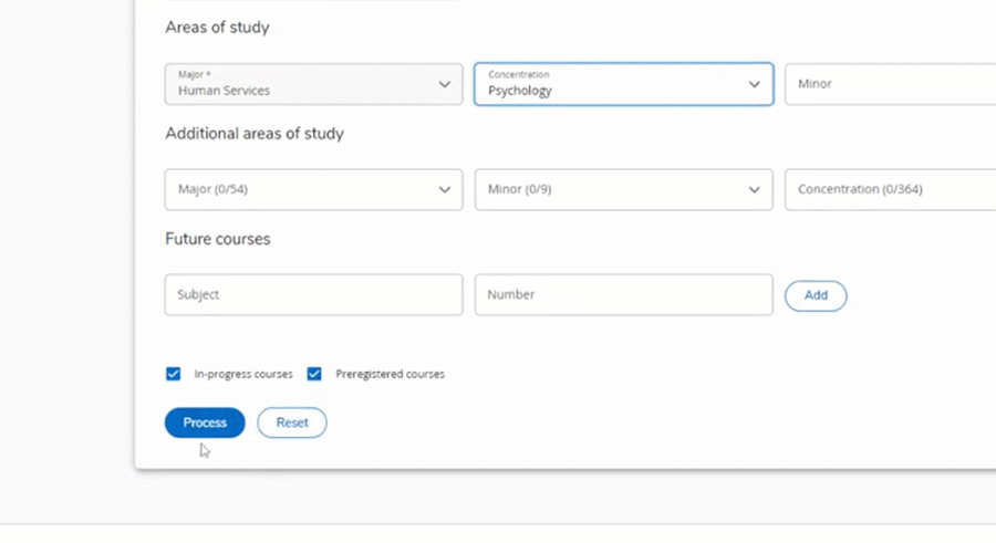 Walden | Degree Works | Program Progress Guide